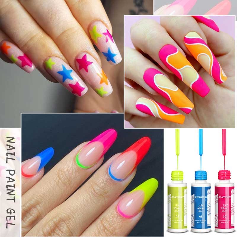 Rainbow Gel Nails-- Magnificent Eye-Catching Designs – BURIBURI STORE