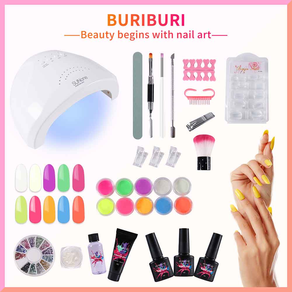 Gel Nail Tip- A Perfect And Durable Type Of Artificial Nails – BURIBURI ...